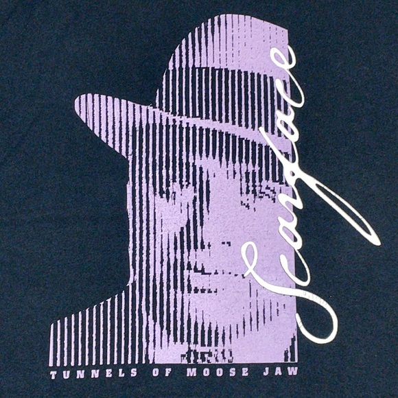 Vintage | Shirts | Vintage Scarface Al Capone Tunnels Of Moose Jaw ...